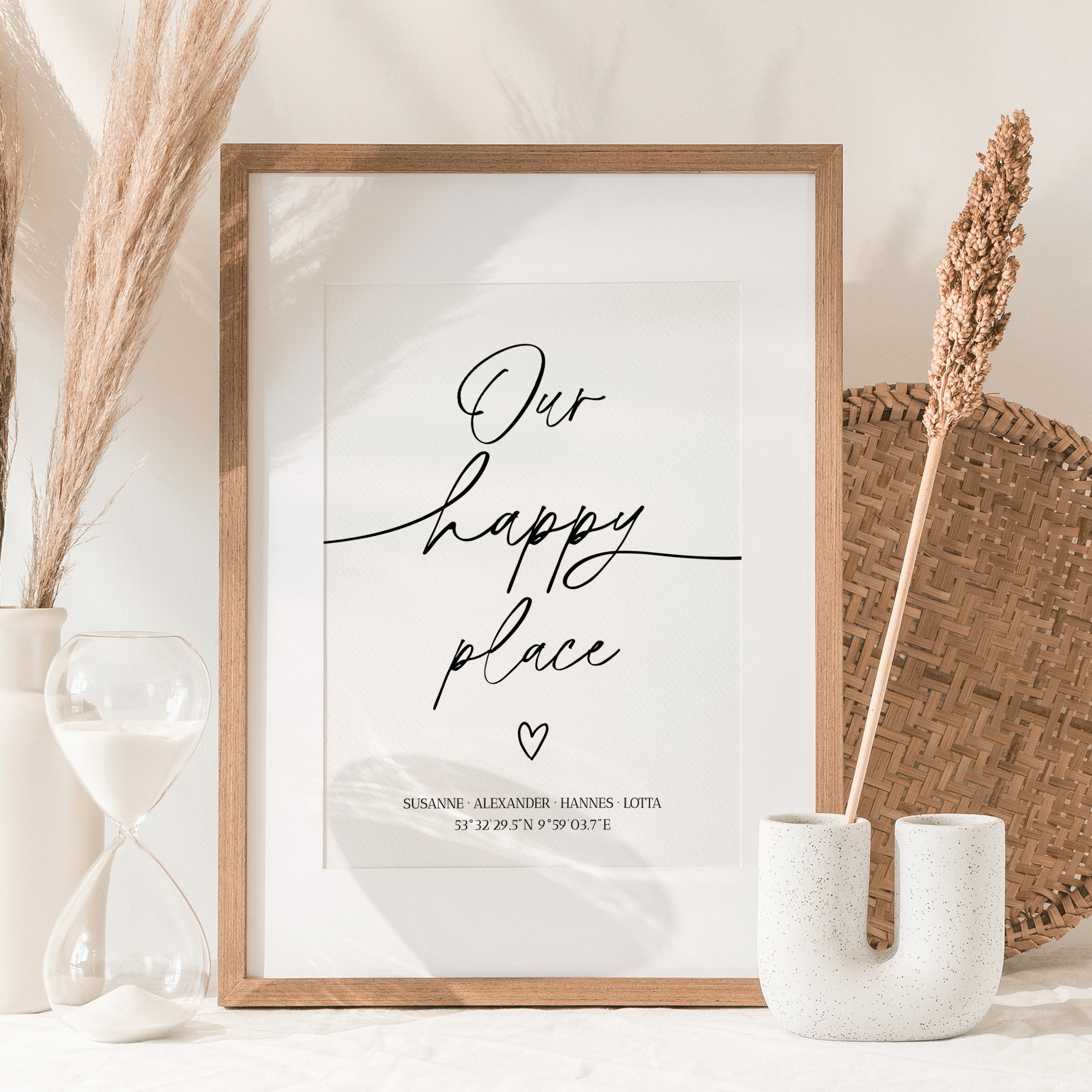 Our Happy Place - Poster – vonHerzen Shop