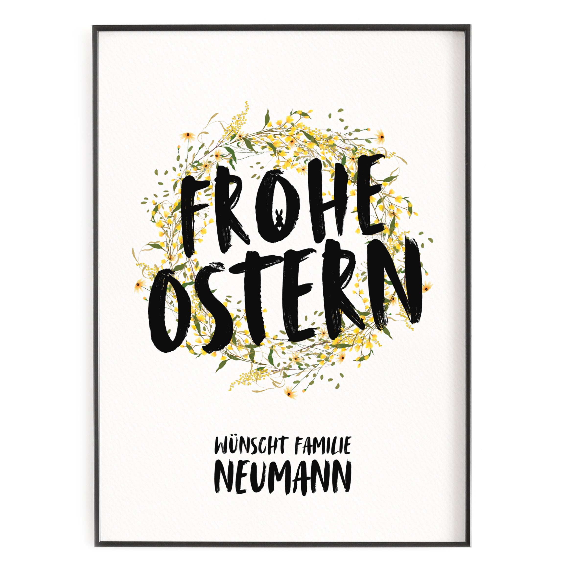 Frohe Ostern - Wünsche - Poster – vonHerzen Shop