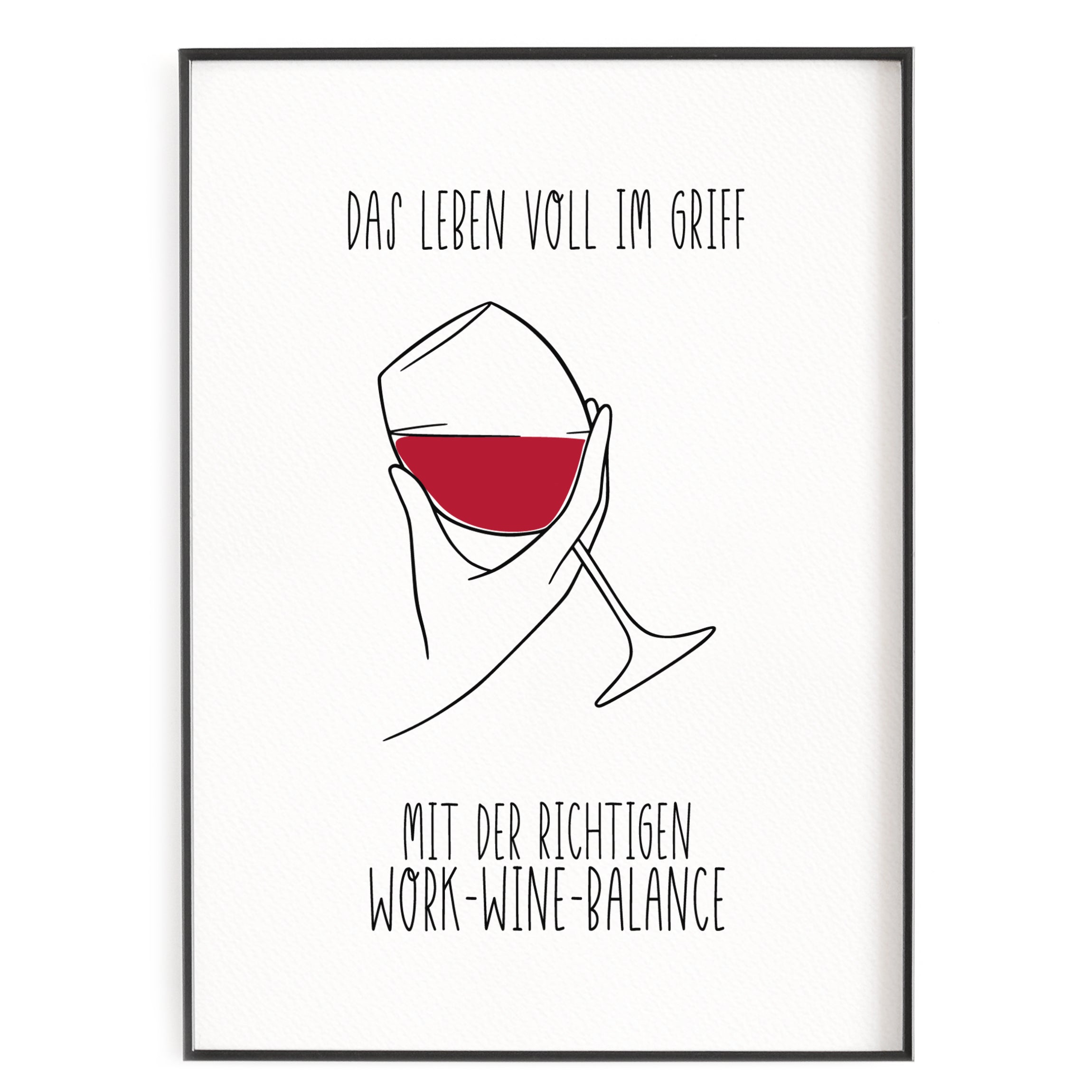 Das Leben voll im Griff - mit der richtigen Work-Wine-Balance - Poster ...