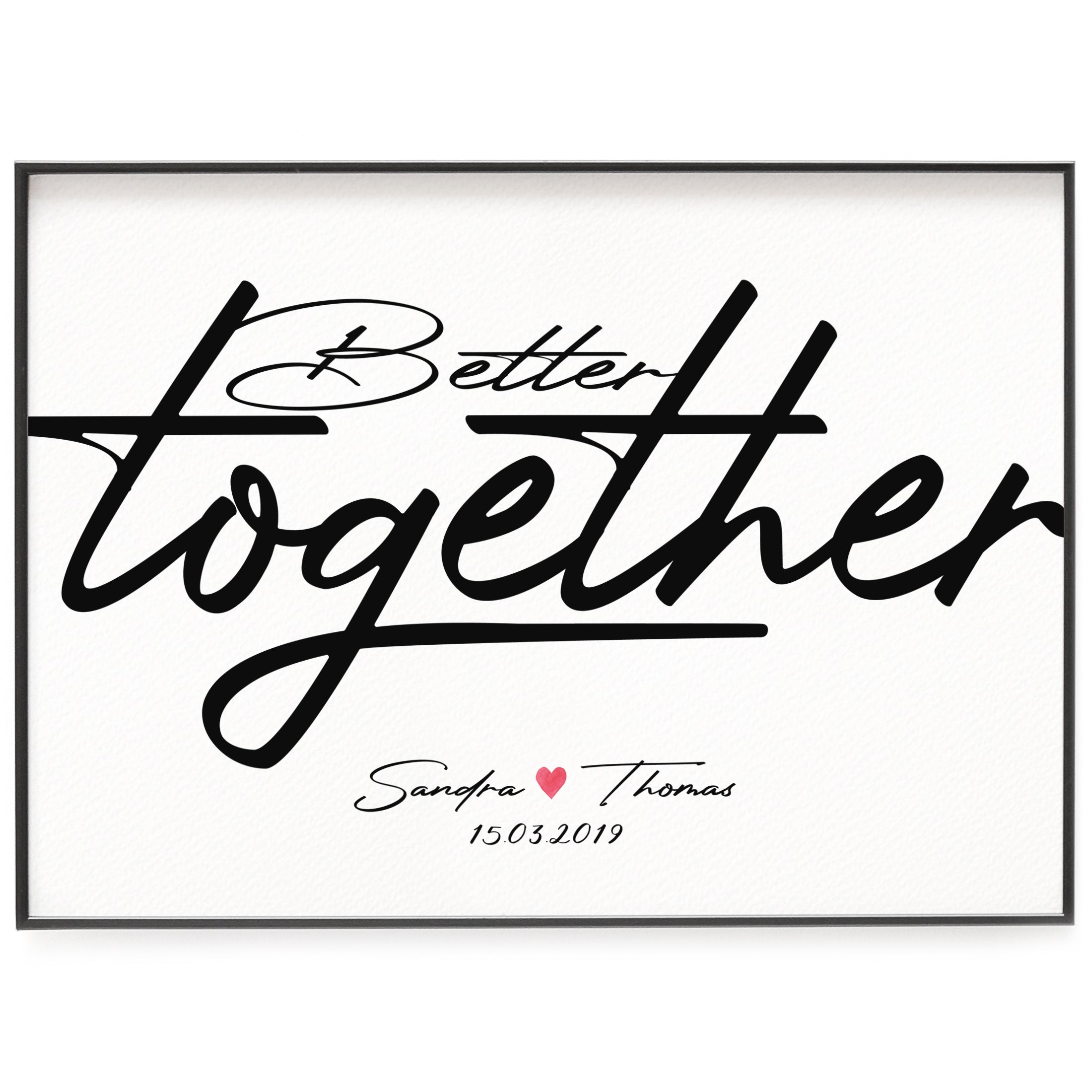 Better together - Poster – vonHerzen Shop